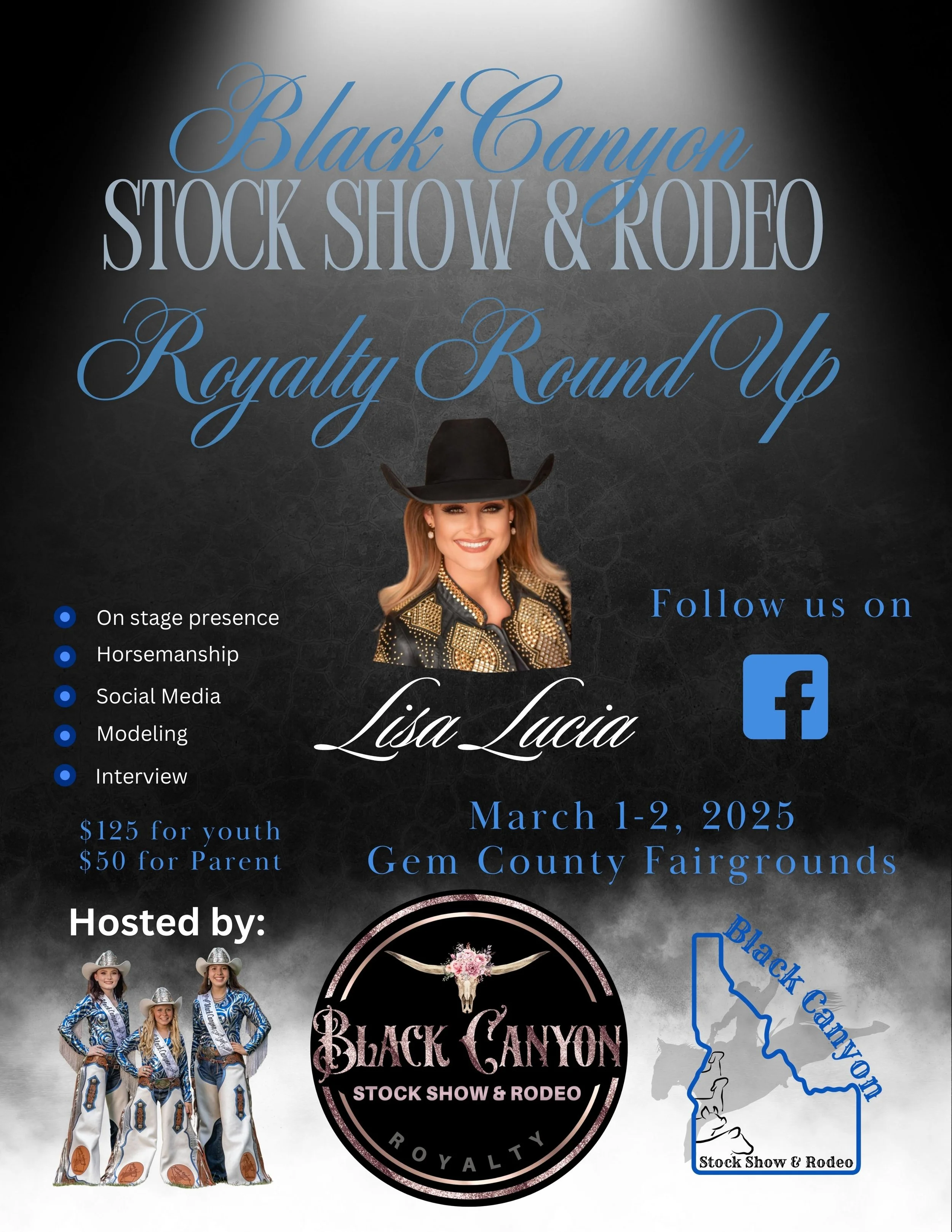 GEM BOISE RODEO ROYALTY — Gem County Fairgrounds