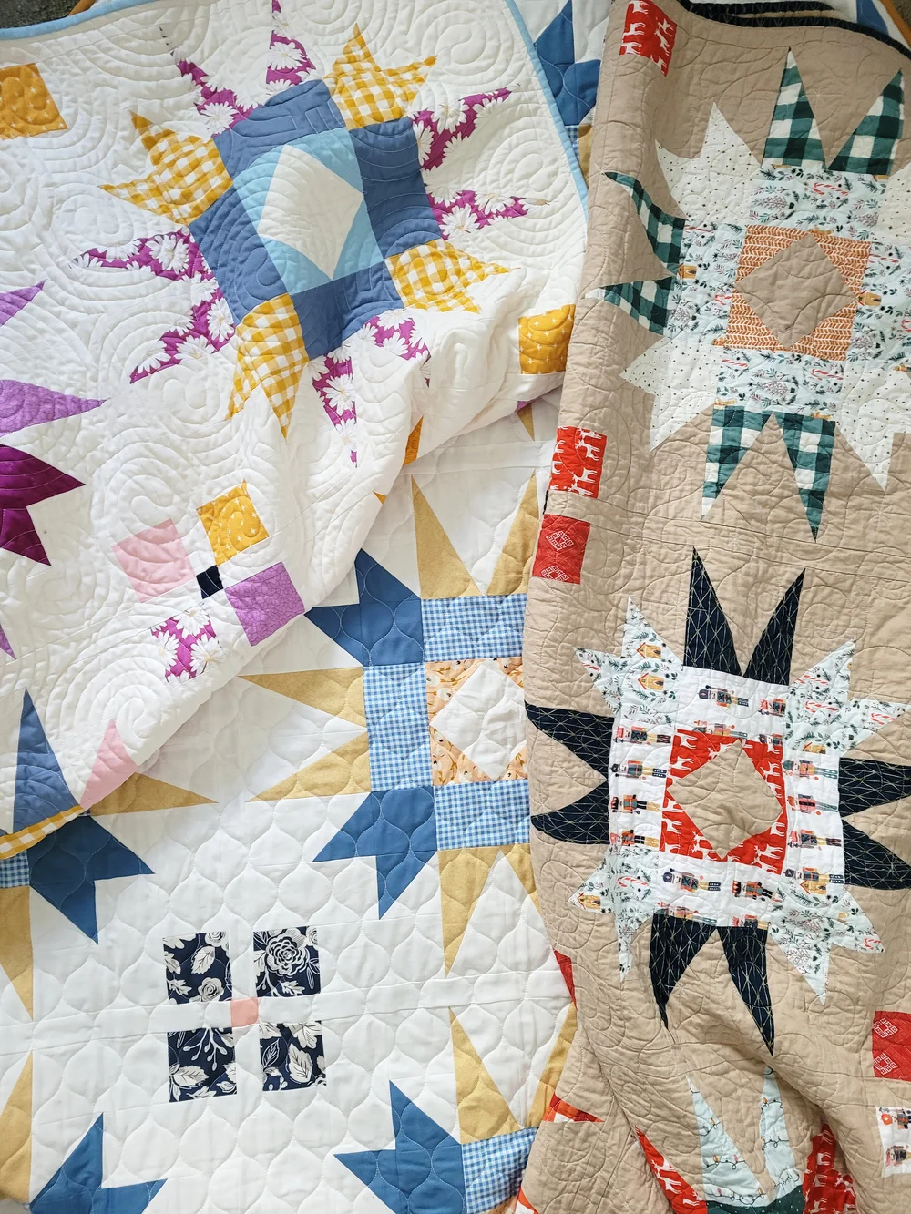 The Solar Parade Quilt — Crinkly Quilts