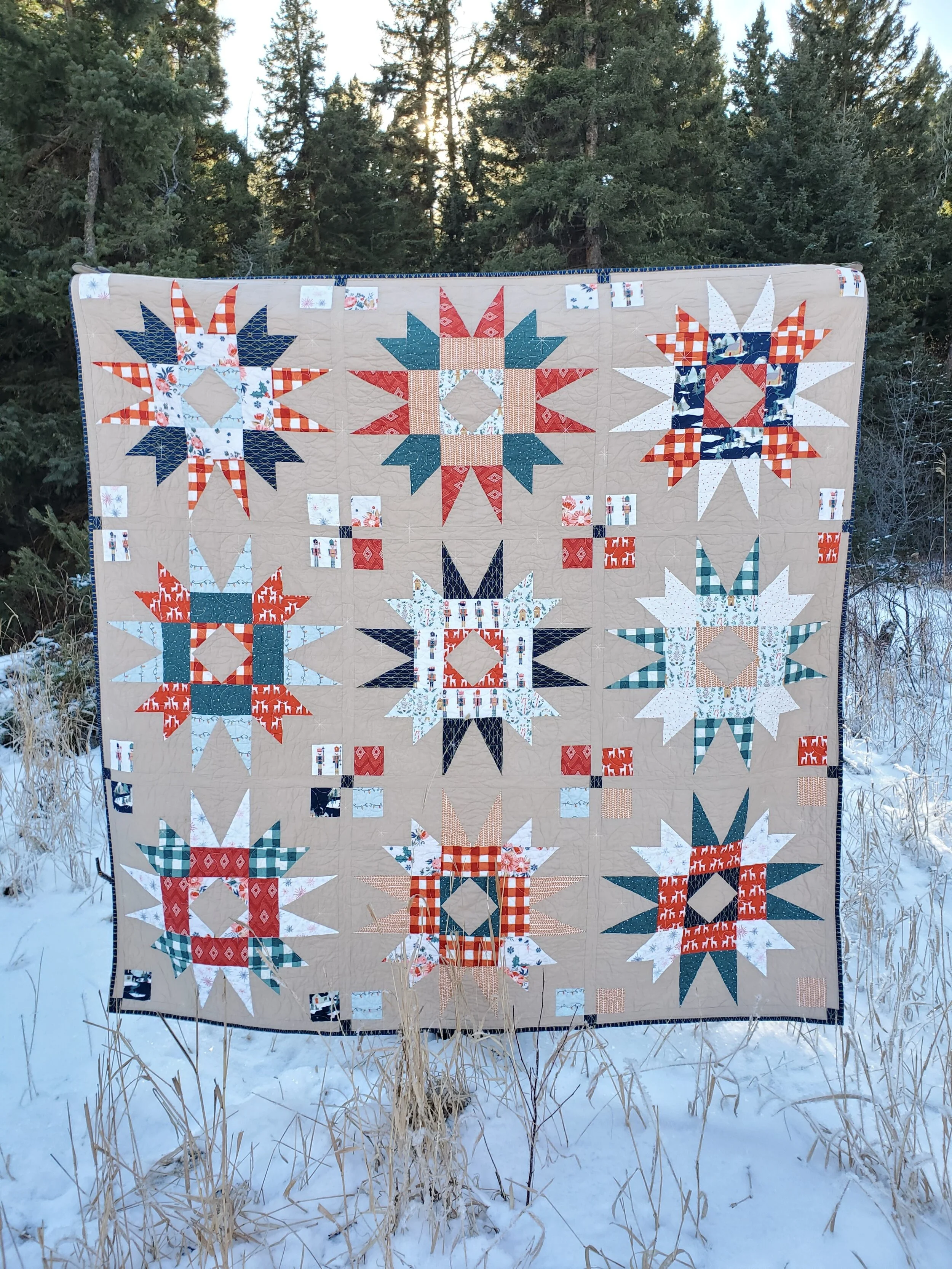 The Solar Parade Quilt - PDF — Crinkly Quilts