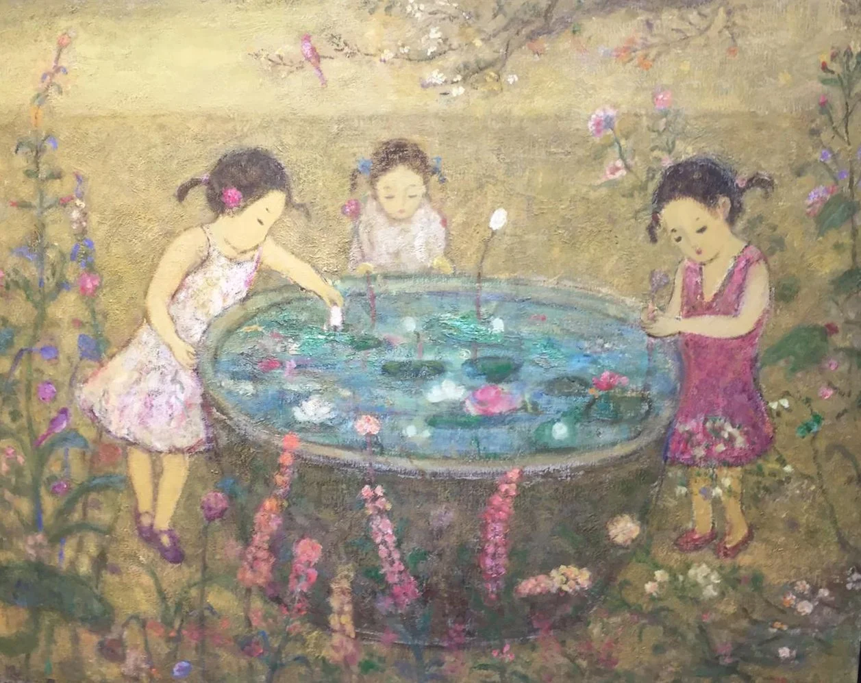 Lotus Pond - Jia Juan Li — Goshen Art Gallery