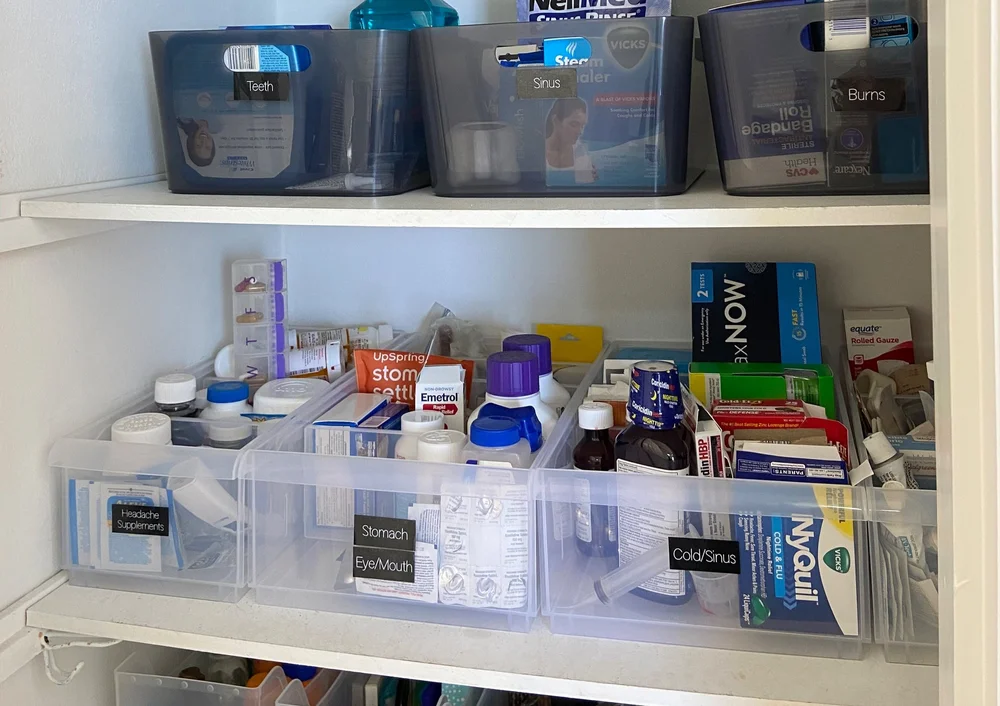 Four easy steps to organize medicine and time saving medicine storage ...