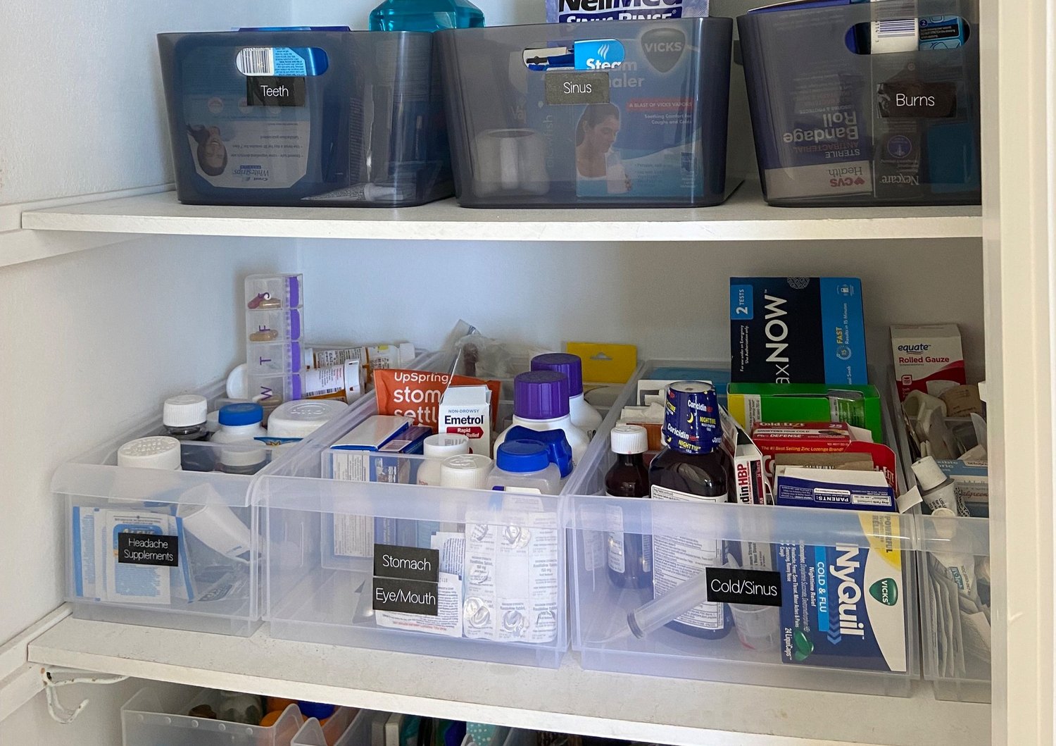 Four easy steps to organize medicine and time saving medicine storage ...