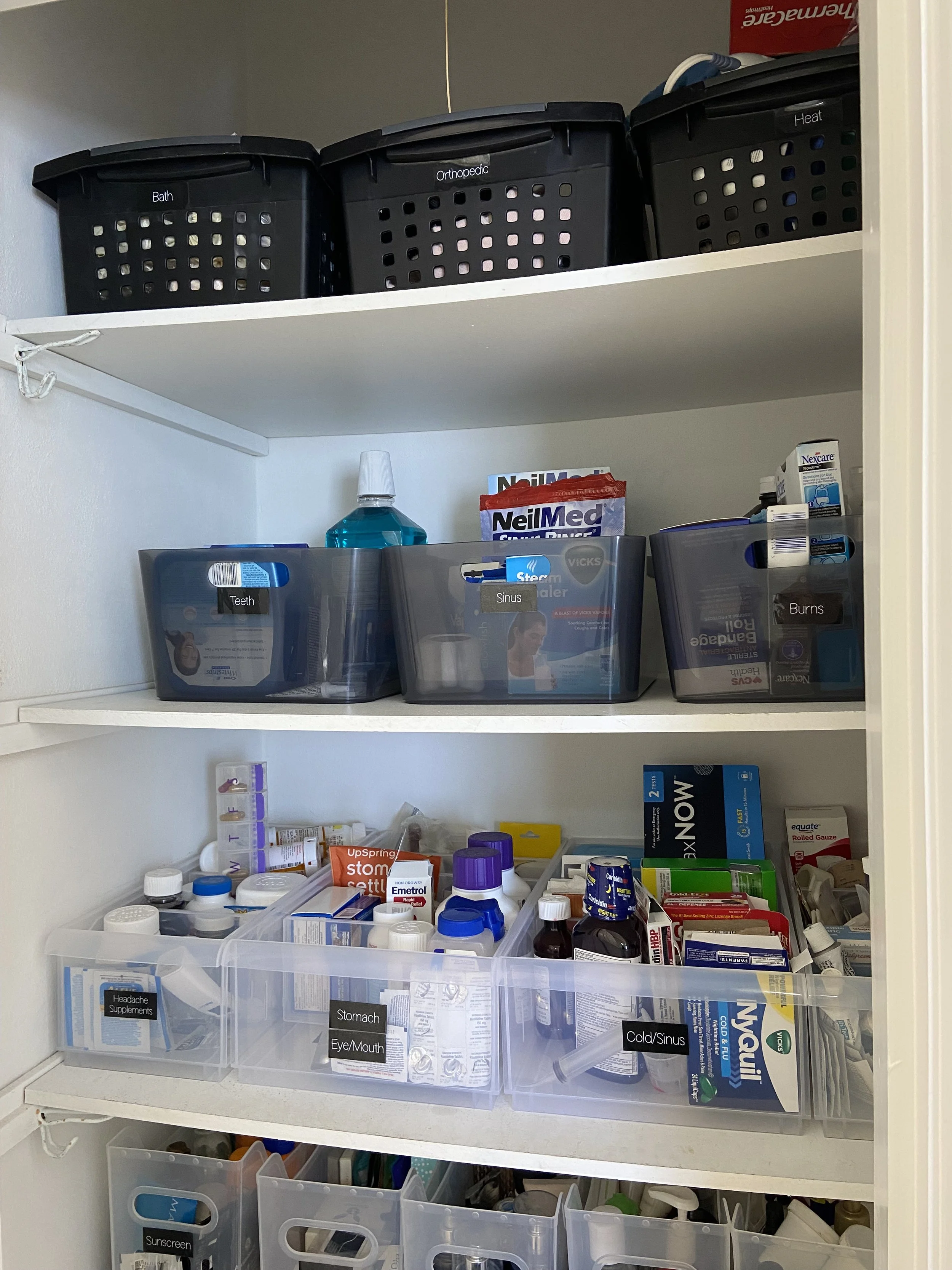 Four easy steps to organize medicine and time saving medicine storage ...