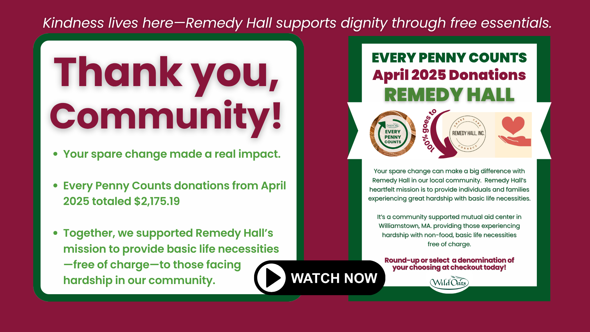 Community Generosity in Action! — Wild Oats Market