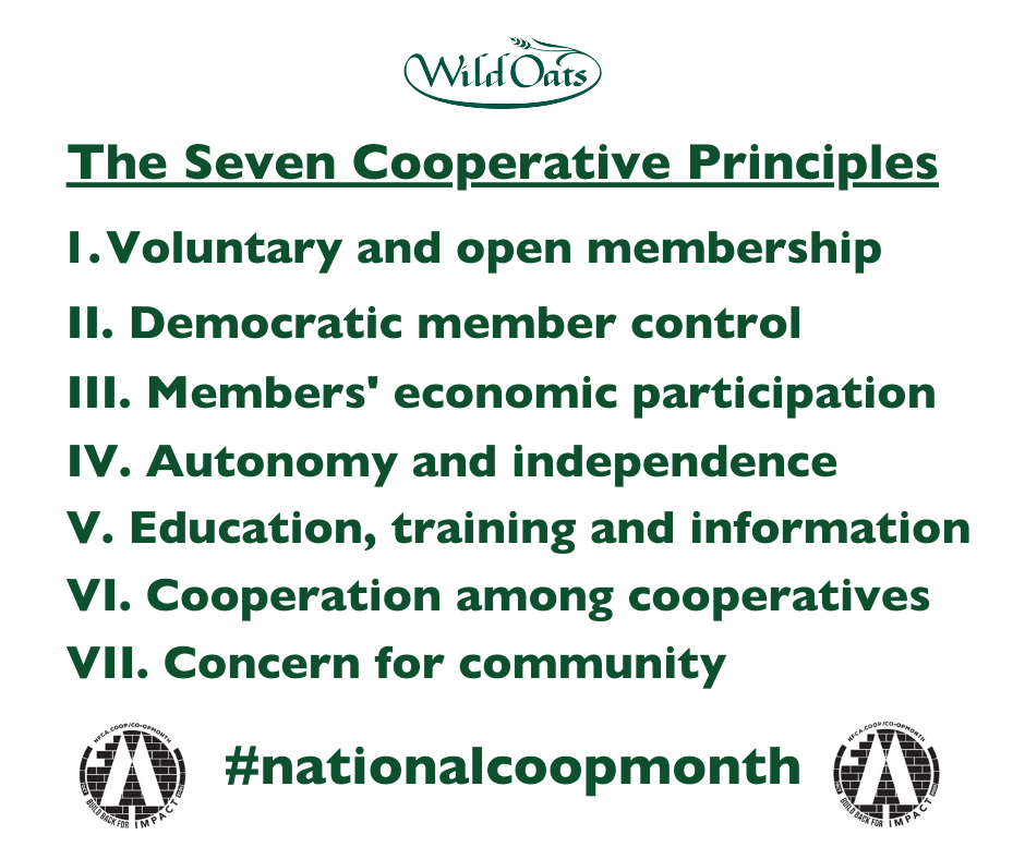 The Seven Cooperative Principles — Wild Oats Market