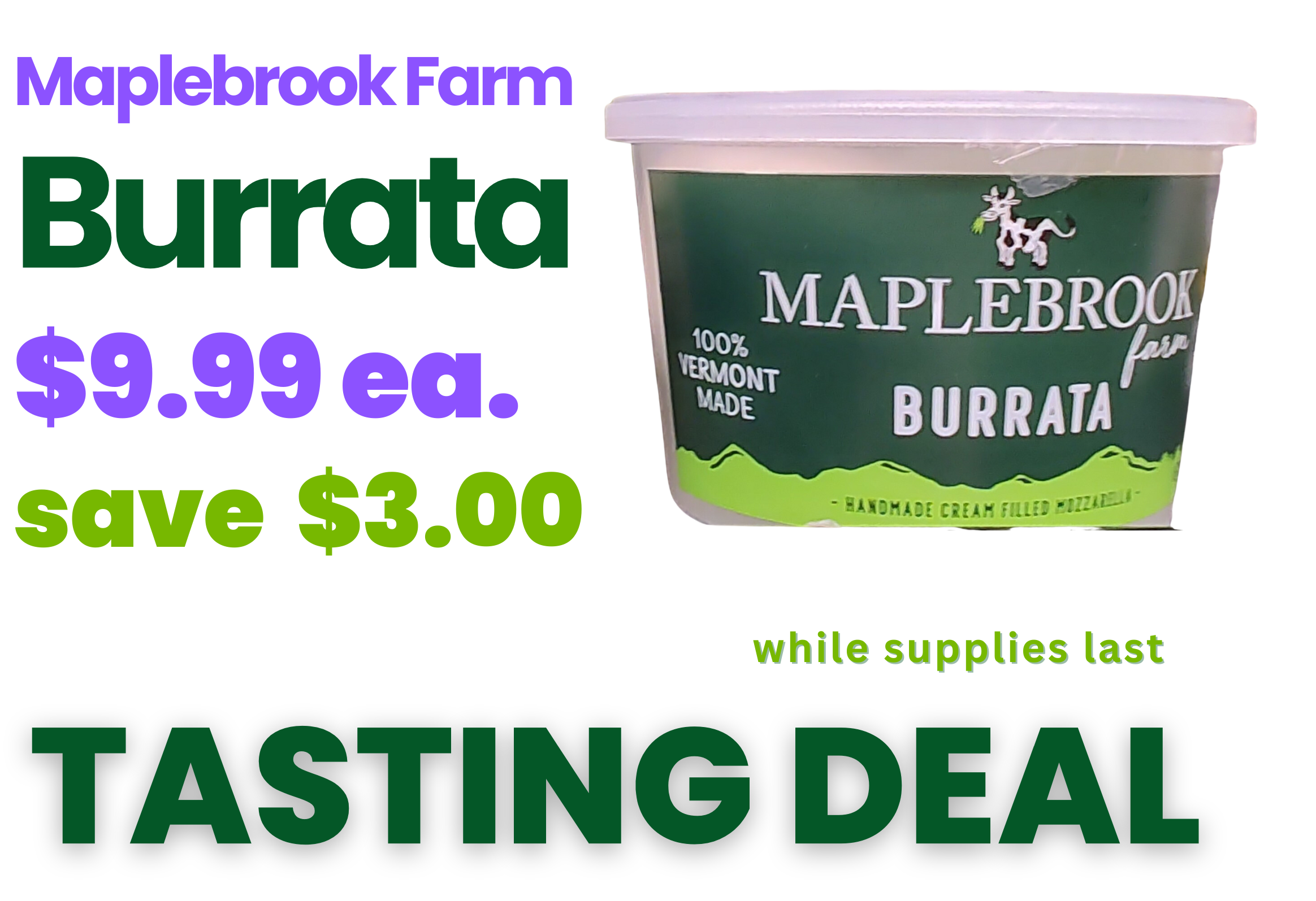 Thank you Maplebrook Farm! — Wild Oats Market