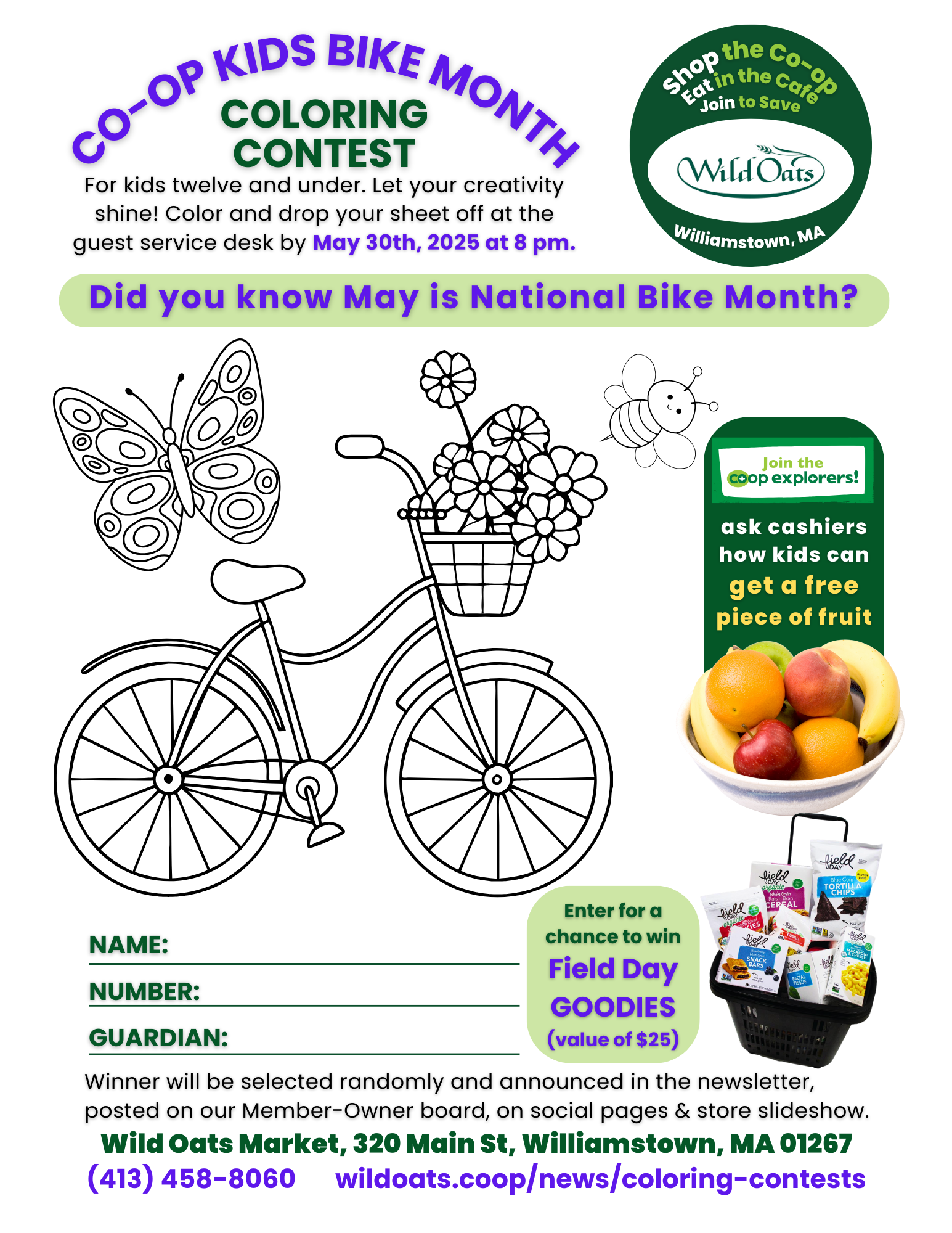 Get Involved and Have Fun with our Coloring with Us! — Wild Oats Market