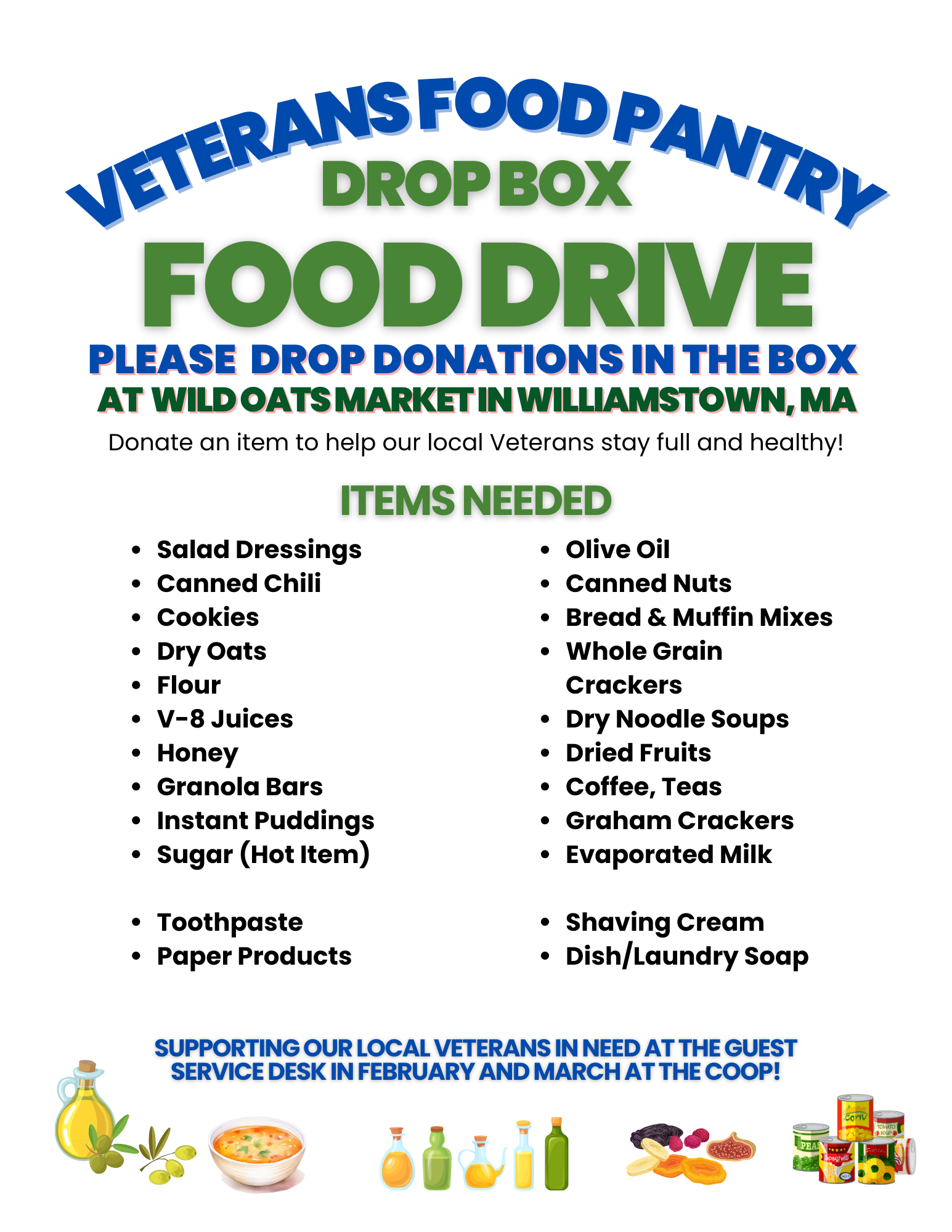 Veterans Food Pantry — Wild Oats Market