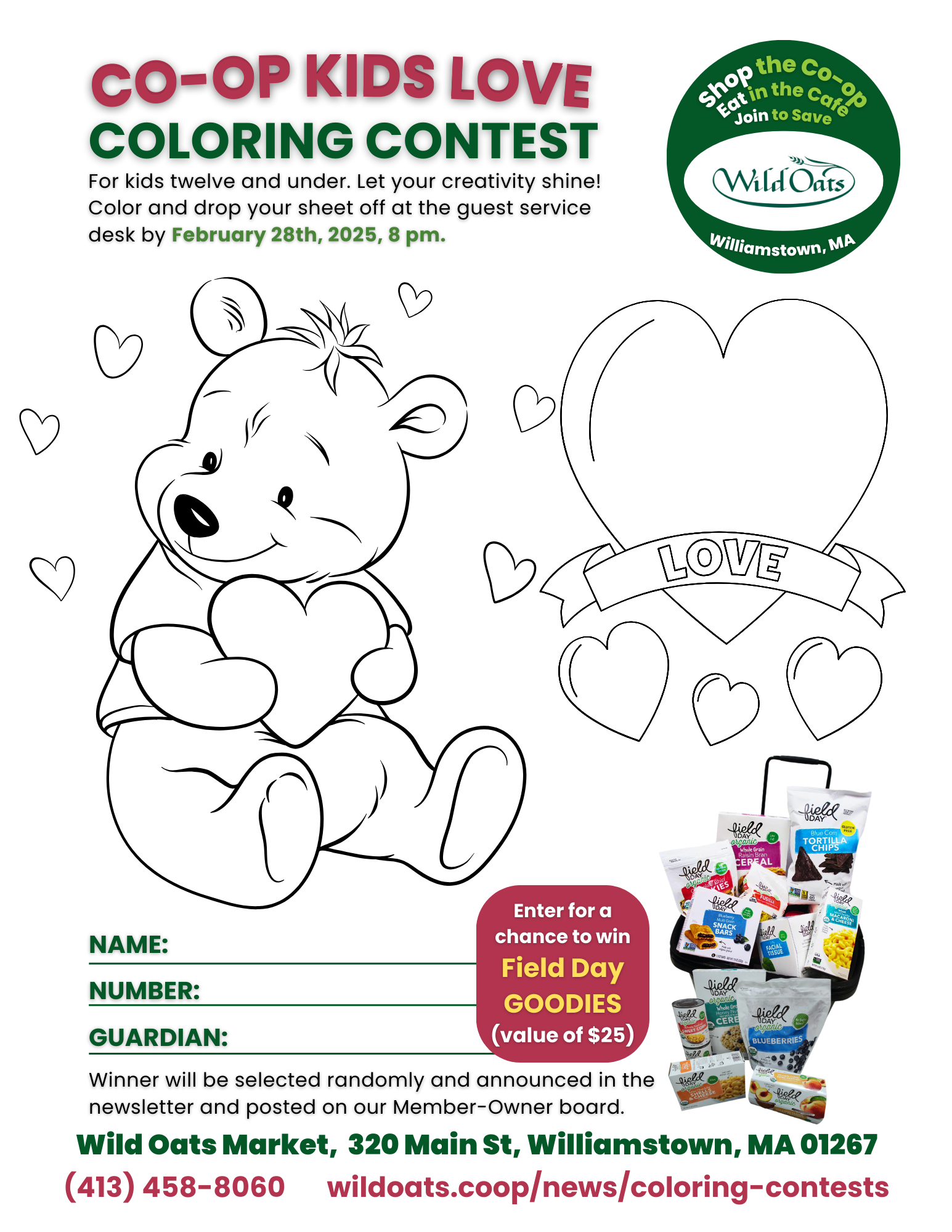 Get Involved and Have Fun with our Coloring with Us! — Wild Oats Market