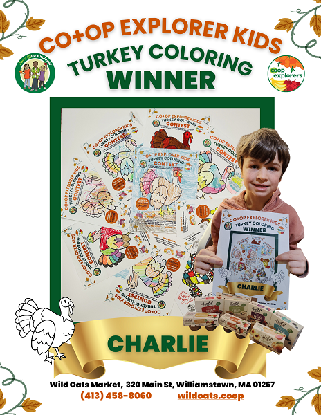 Turkey Coloring Contest — Wild Oats Market