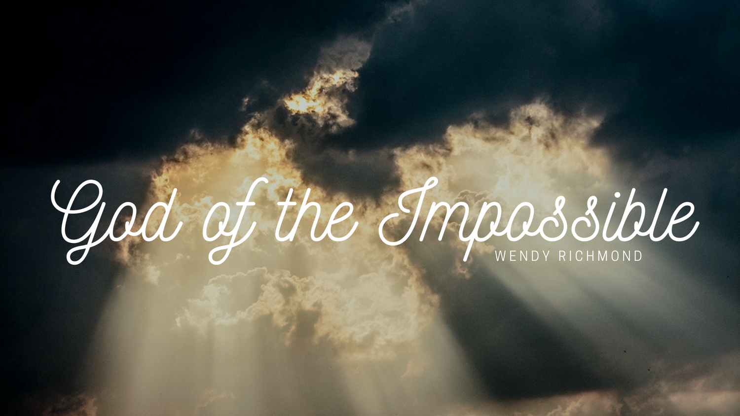 God of the Impossible — One Minute Devotions