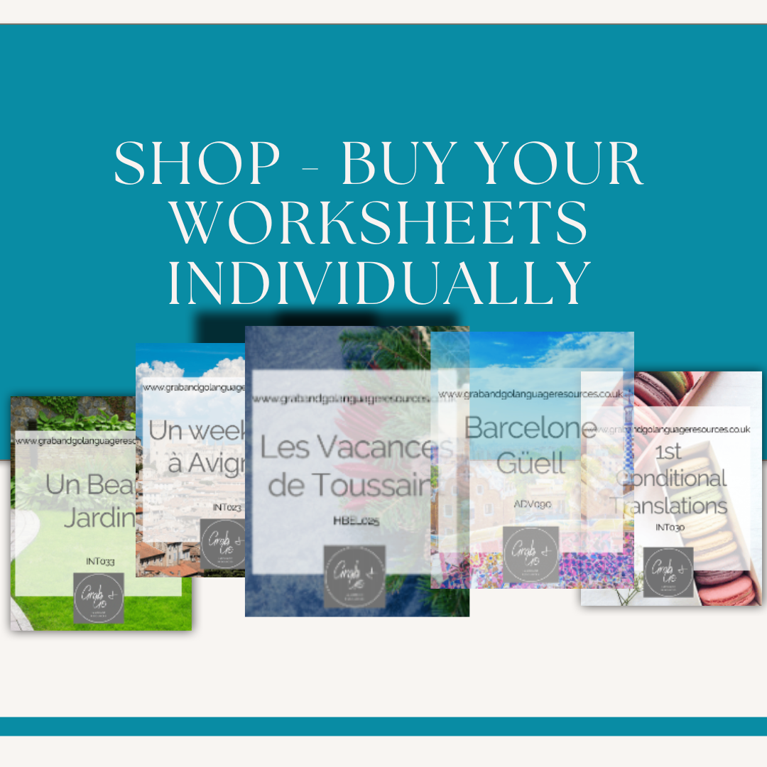 Resources and Worksheets to teach French to adults and teenagers - all ...