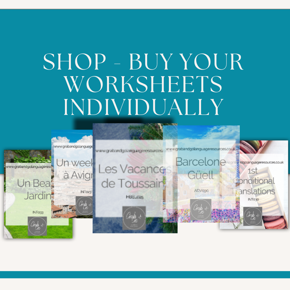 Resources and Worksheets to teach French to adults and teenagers - all ...