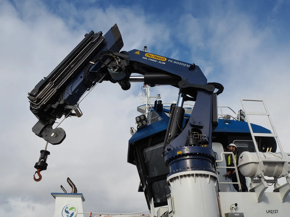 Marine kraner — Synfaring