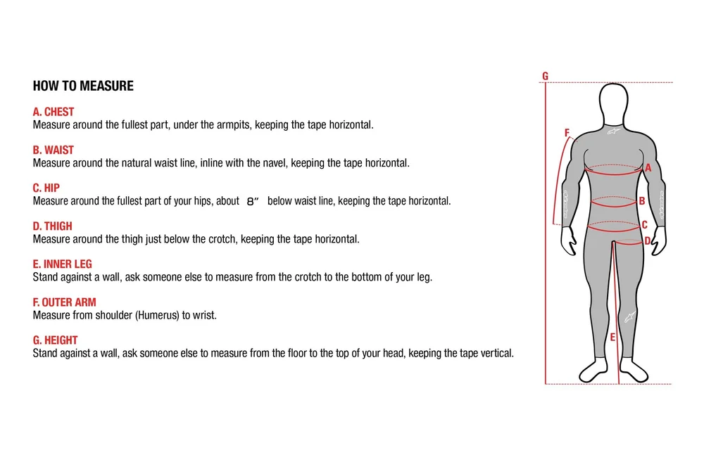 Sabelt Apparel size chart | Find Your Perfect Fit Today — Track First