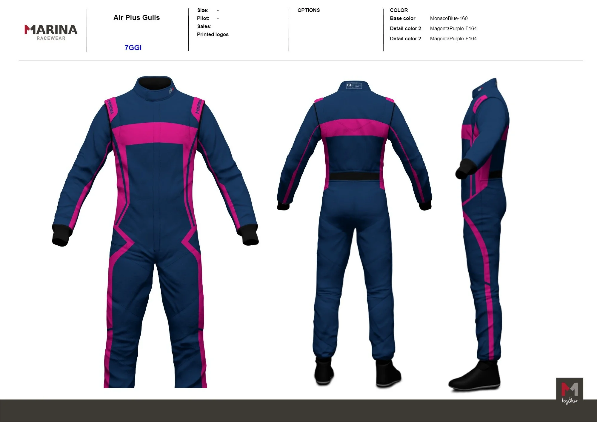 Custom a Marina Racewear Air Plus FIA Racing Suit — Track First