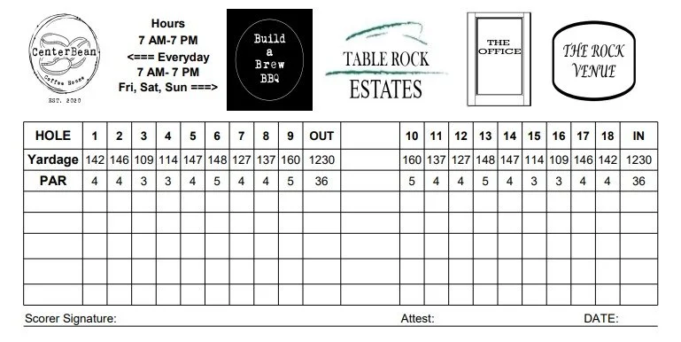 General 2 — Table Rock Golf Club