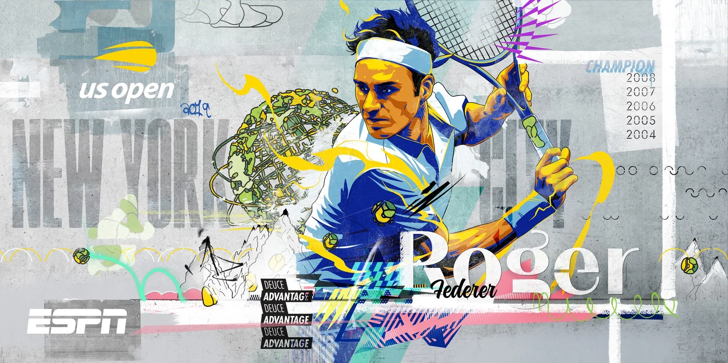 ESPN / US Open 2019 | Mural Campaign — Jayson Atienza