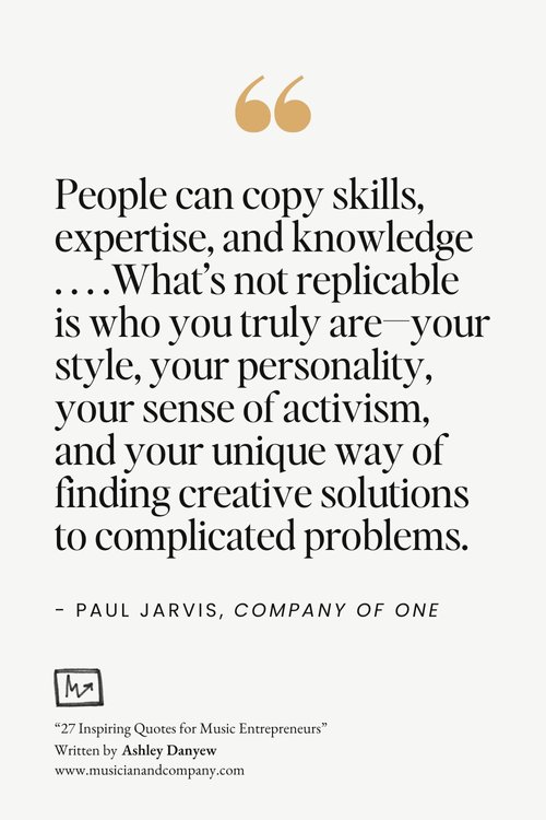 27 Inspiring Quotes for Music Entrepreneurs | Musician & Co. 27 Inspiring Quotes for Music Entrepreneurs | Musician & Co.