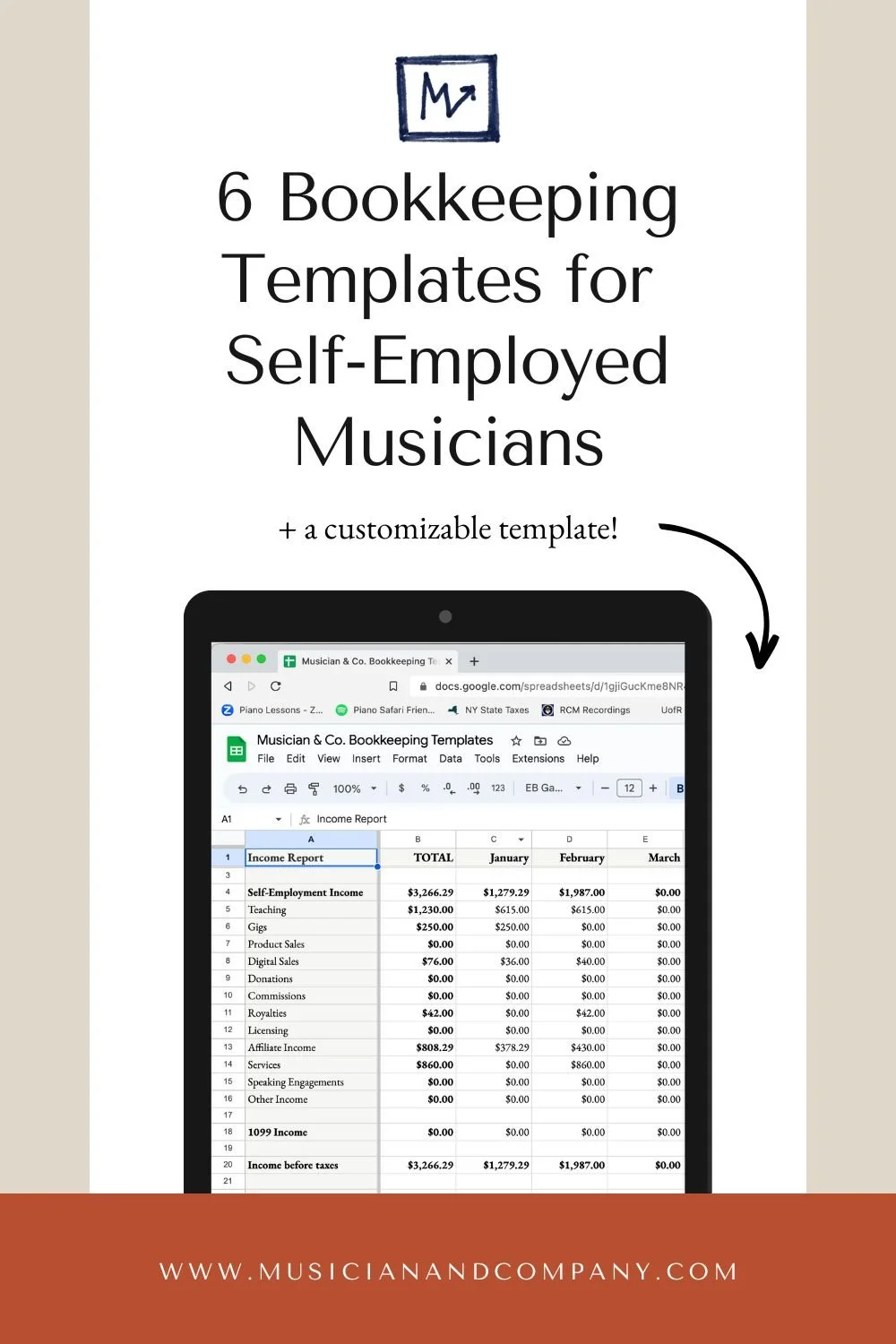 6 Bookkeeping Tools for Self-Employed Musicians | Musician & Co.