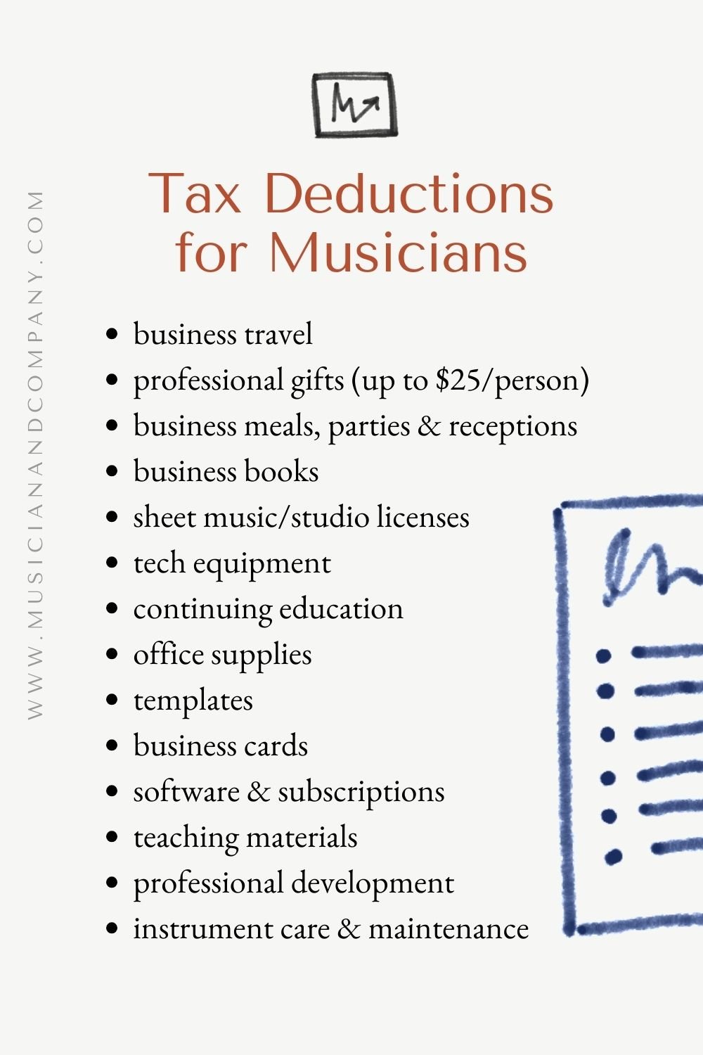 Year-End Tax Write-Offs for Musicians | Musician & Co.