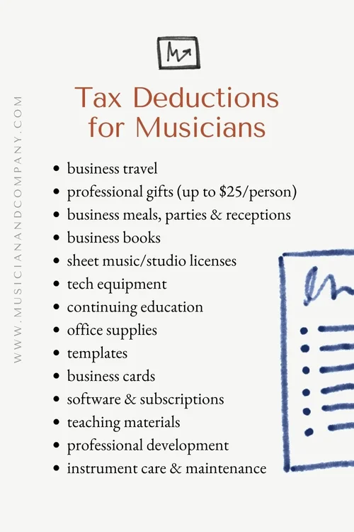 Year-End Tax Write-Offs for Musicians | Musician & Co.