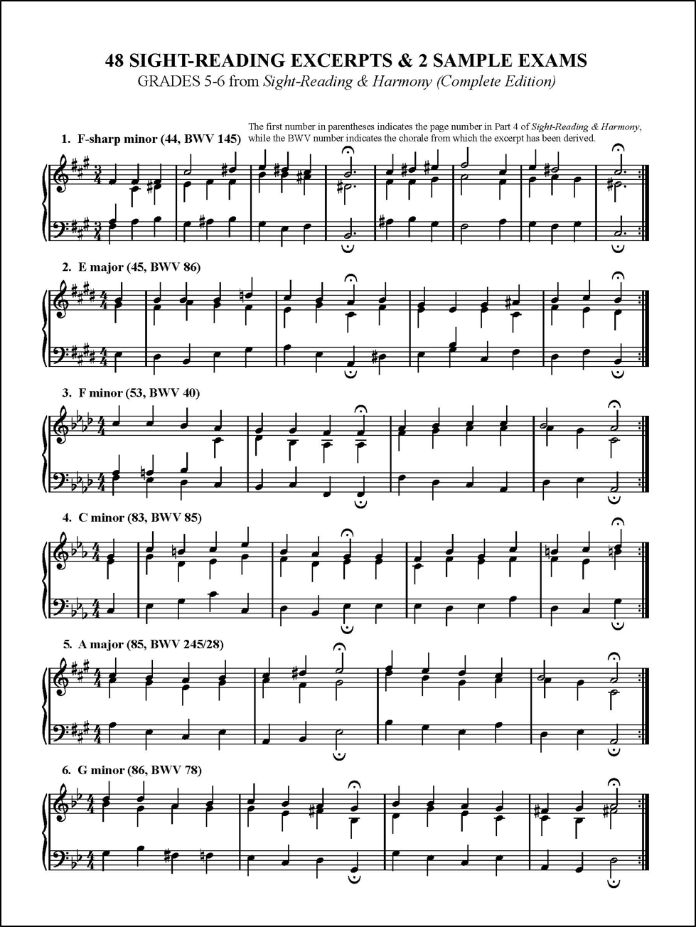 Sight-Reading & Harmony (Complete Edition) — BachScholar®