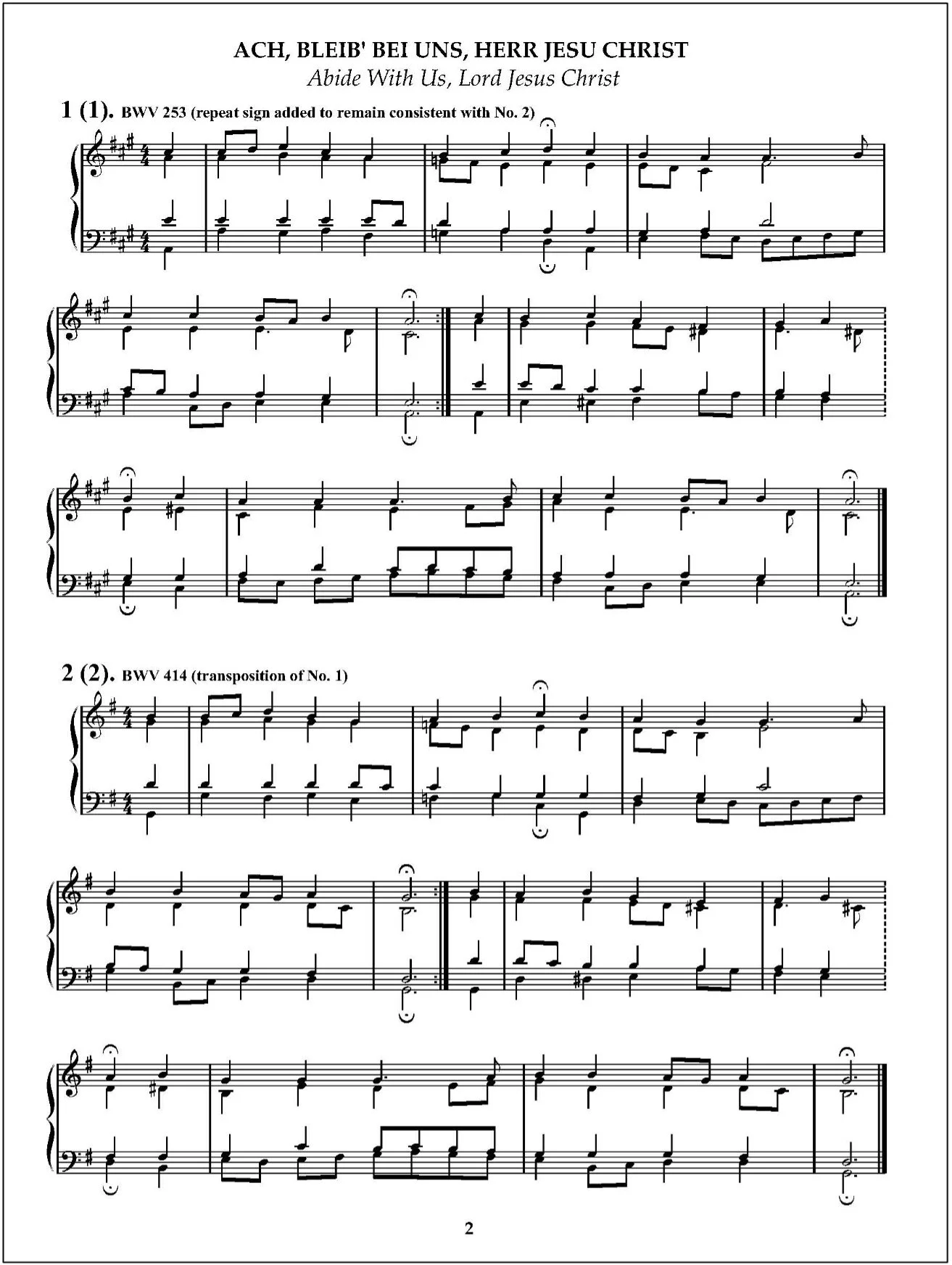 J.S. BACH: 24 Easy Four-Part Chorales — BachScholar®