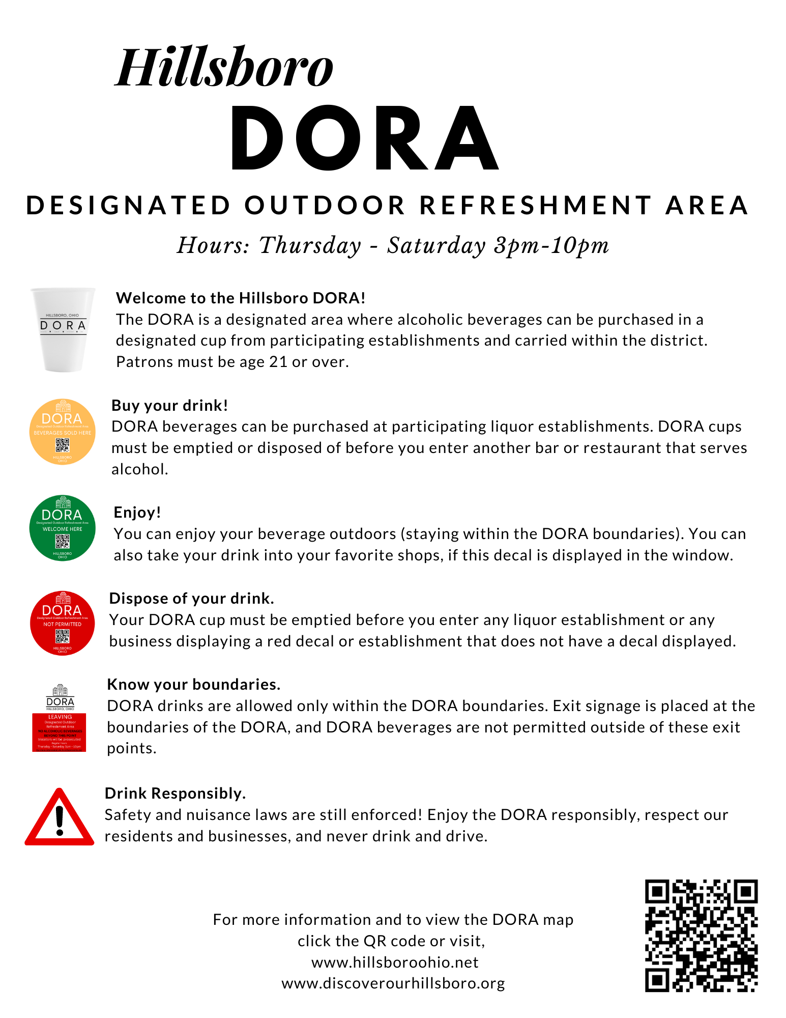 DORA — City of Hillsboro Economic Development