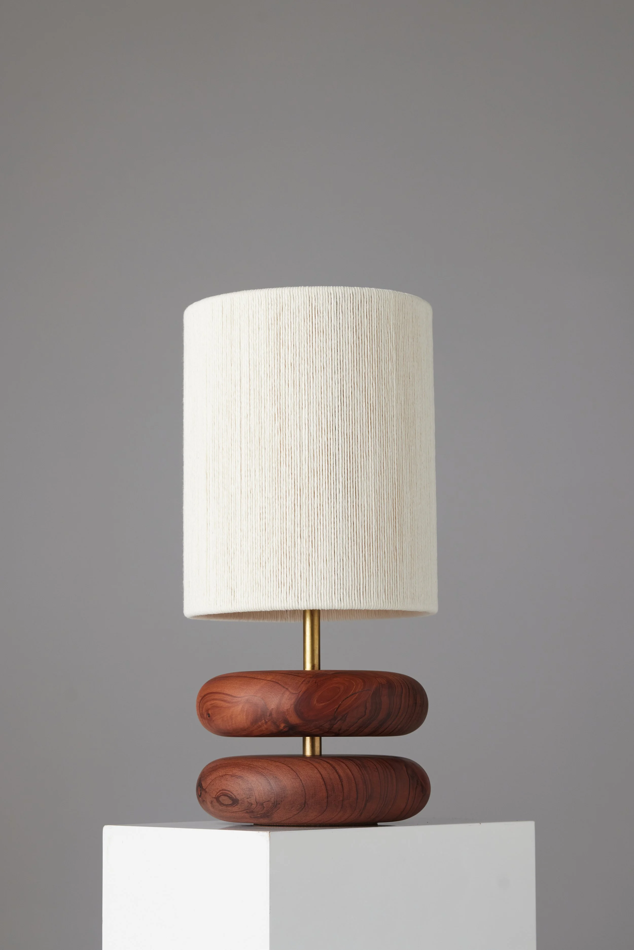 River Rock Lamp Redwood — SurcleWood