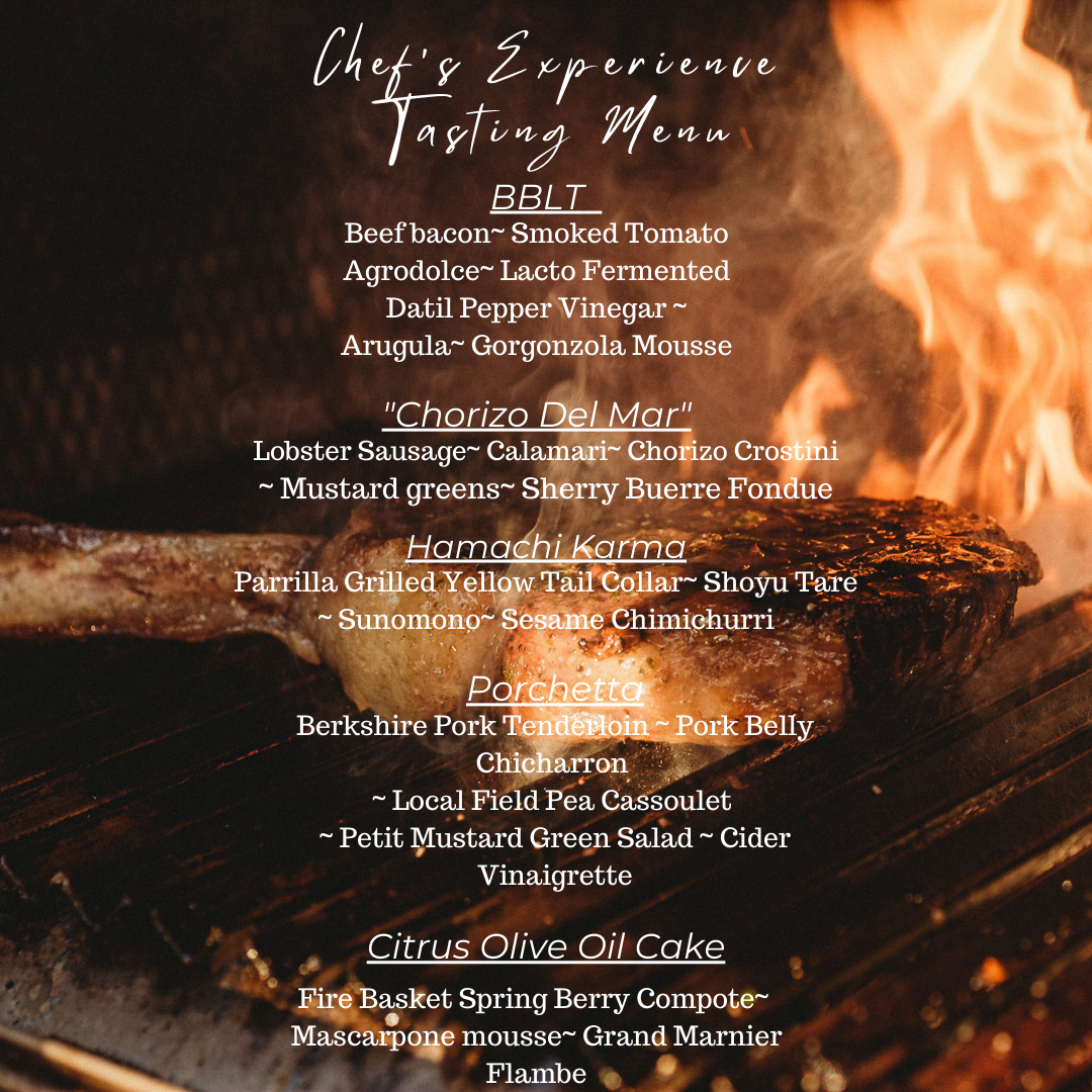 Claire Owen Celebration ~ Chef Experience — Leña