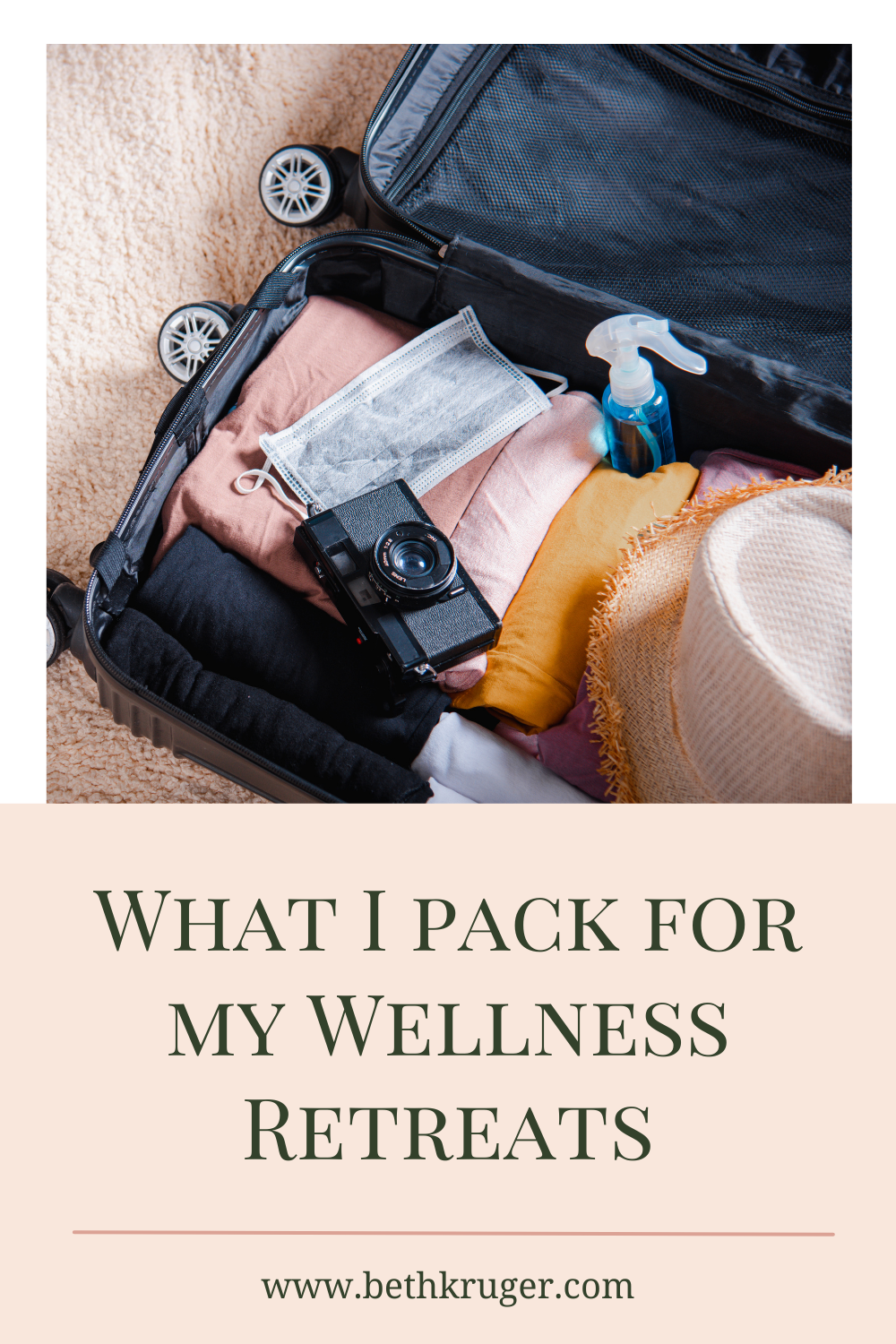 What I Pack For My Wellness Retreats — Beth Kruger
