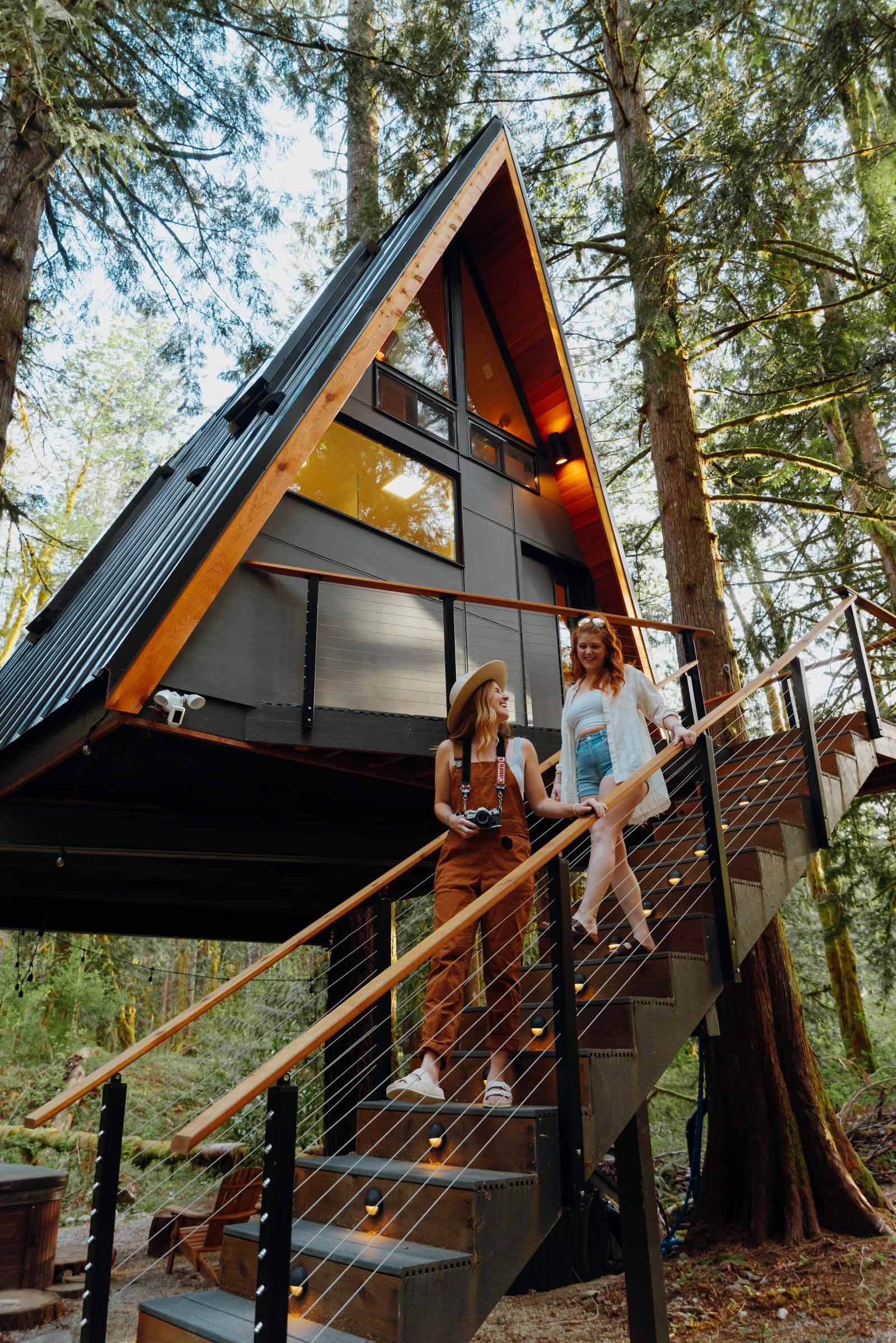 Unique Stay: The Treeframe Cabin is a Washington Tree House Rental You ... Unique Stay: The Treeframe Cabin is a Washington Tree House Rental You ...