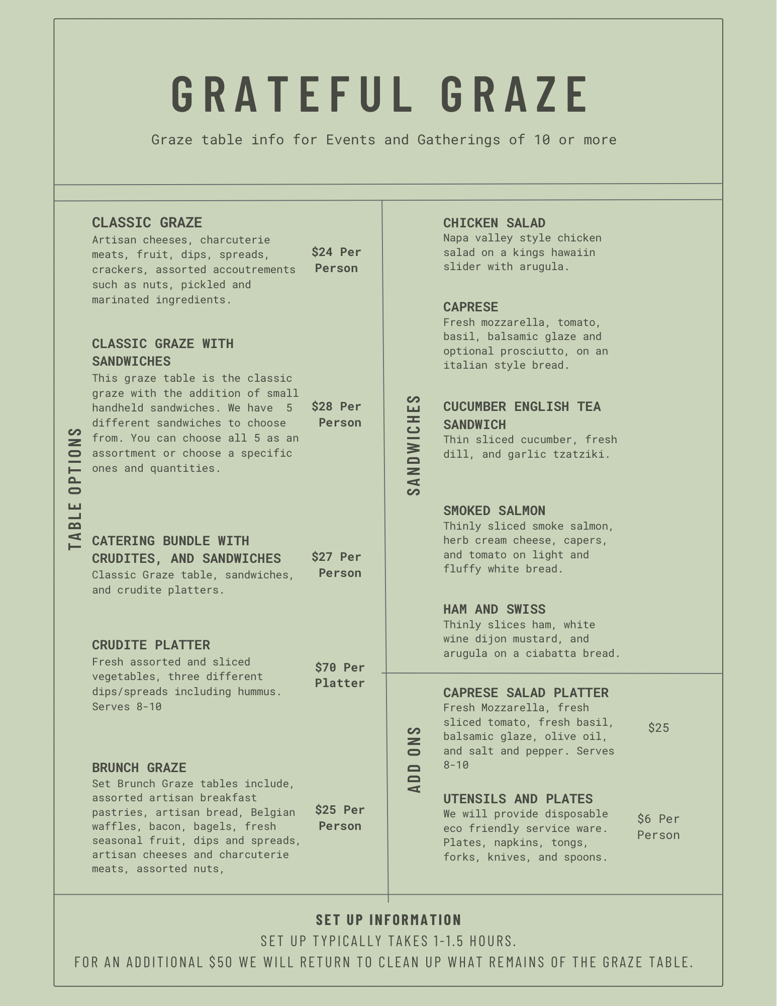 Catering Elegance For Your Events | Grateful Graze Signature Graze Tables