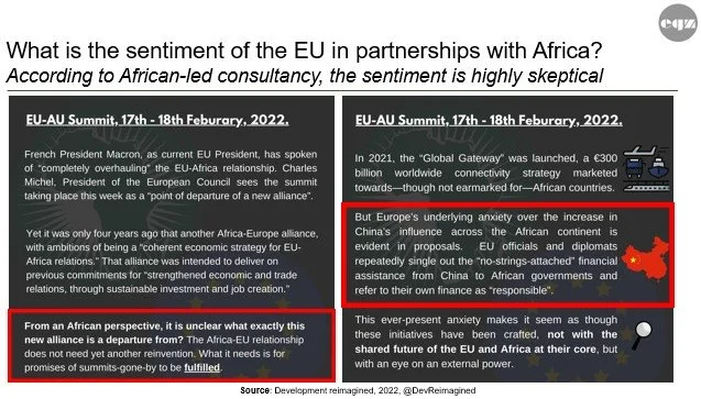 What is the perception of the EU in EU-AU partnerships — Dr. Elsa G. Zekeng