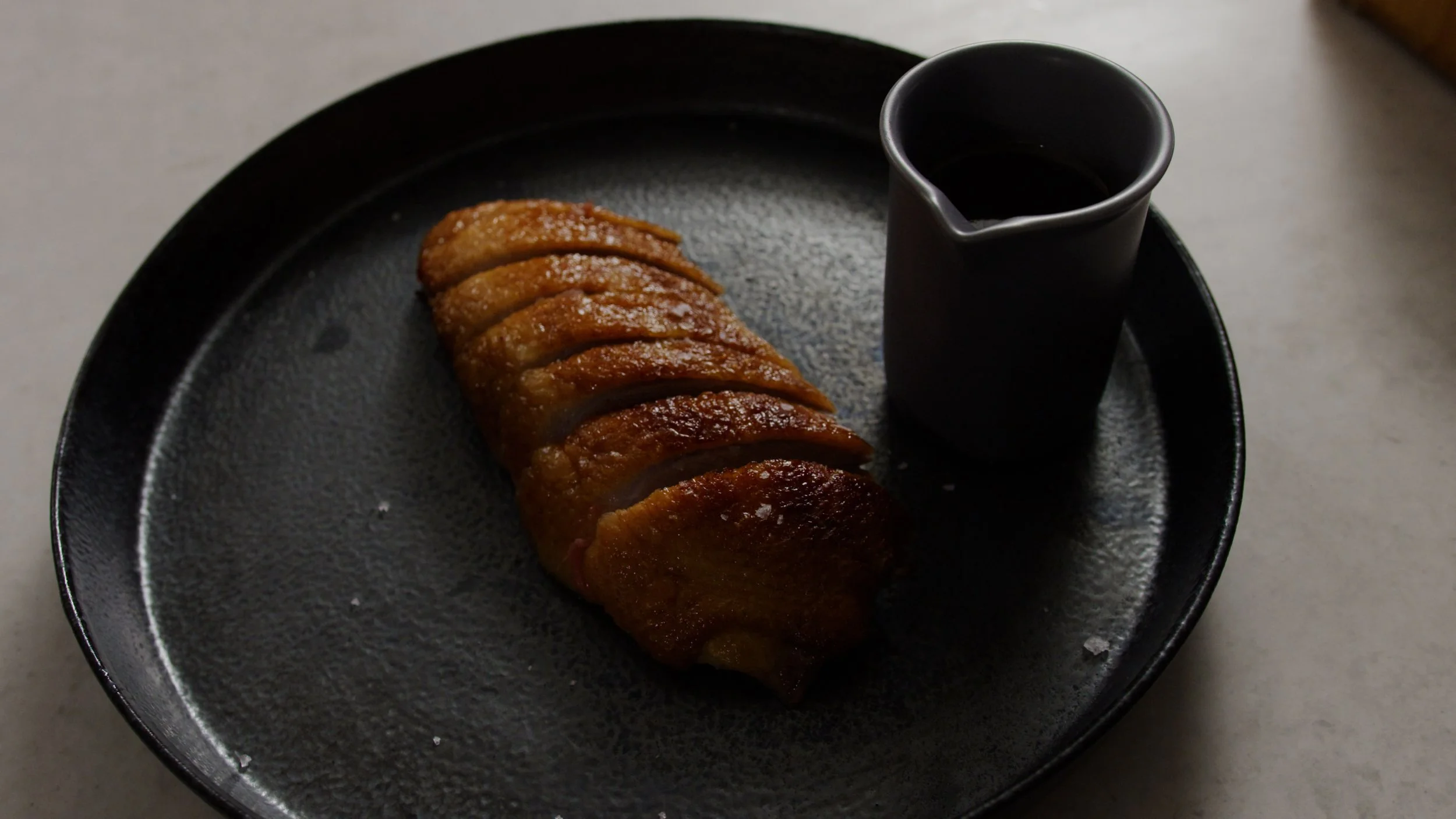 AGED DUCK BREAST AND JUS — Left Off the Map