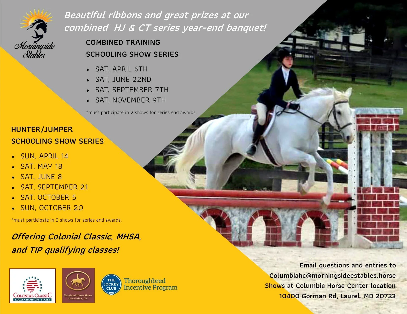 Calendar — Morningside Stables, LLC