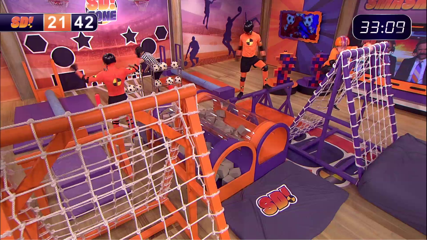 Nine Network SMASHHDOWN! Kid TV Show Set Design & Build — Iceworks Design