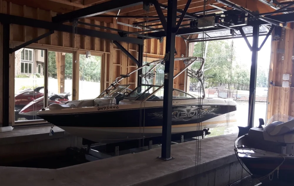 Overhead Lifts | Interco Fabrications — Interco Docks