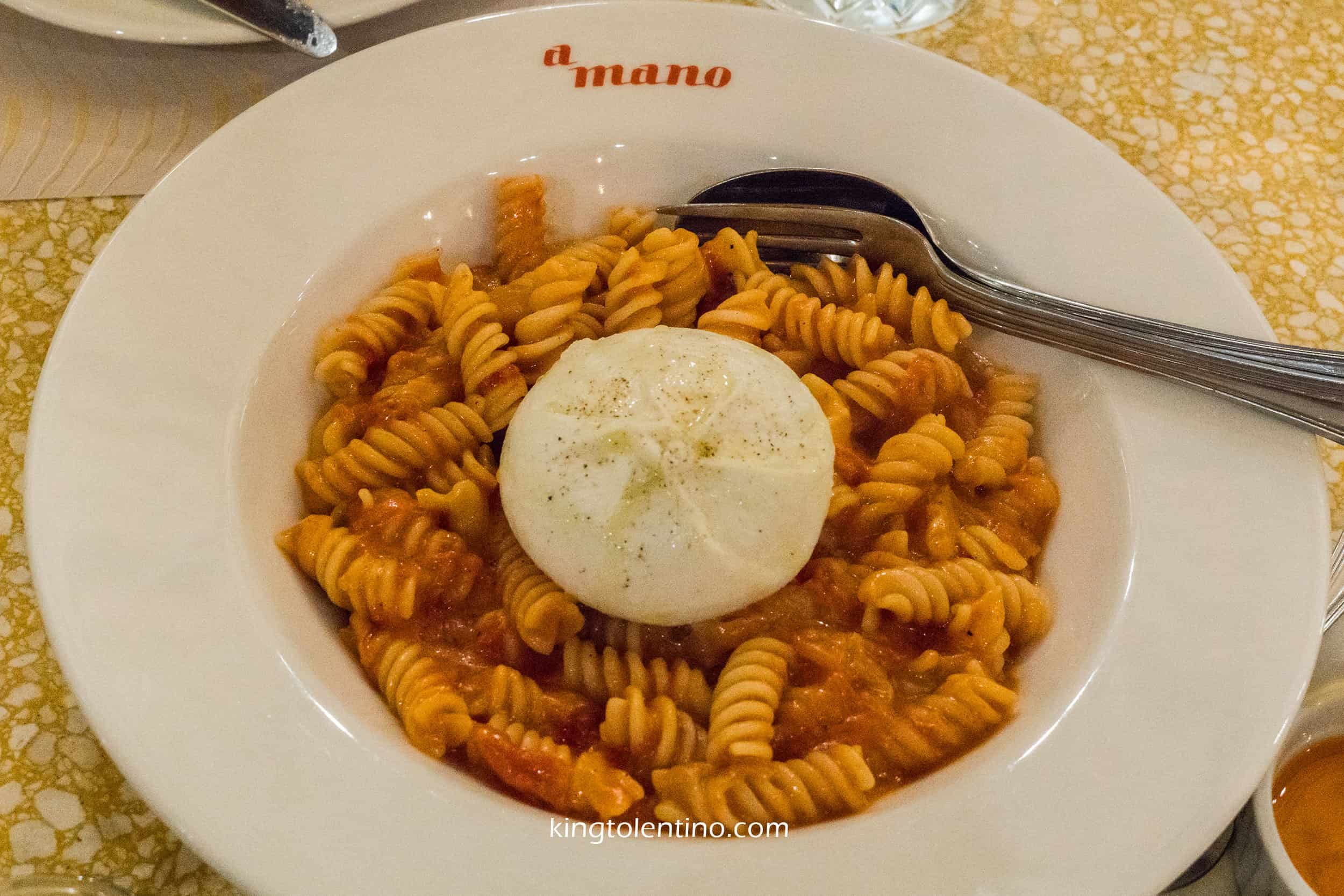 A Mano | Handcrafted Italian Food in BGC — King Tolentino