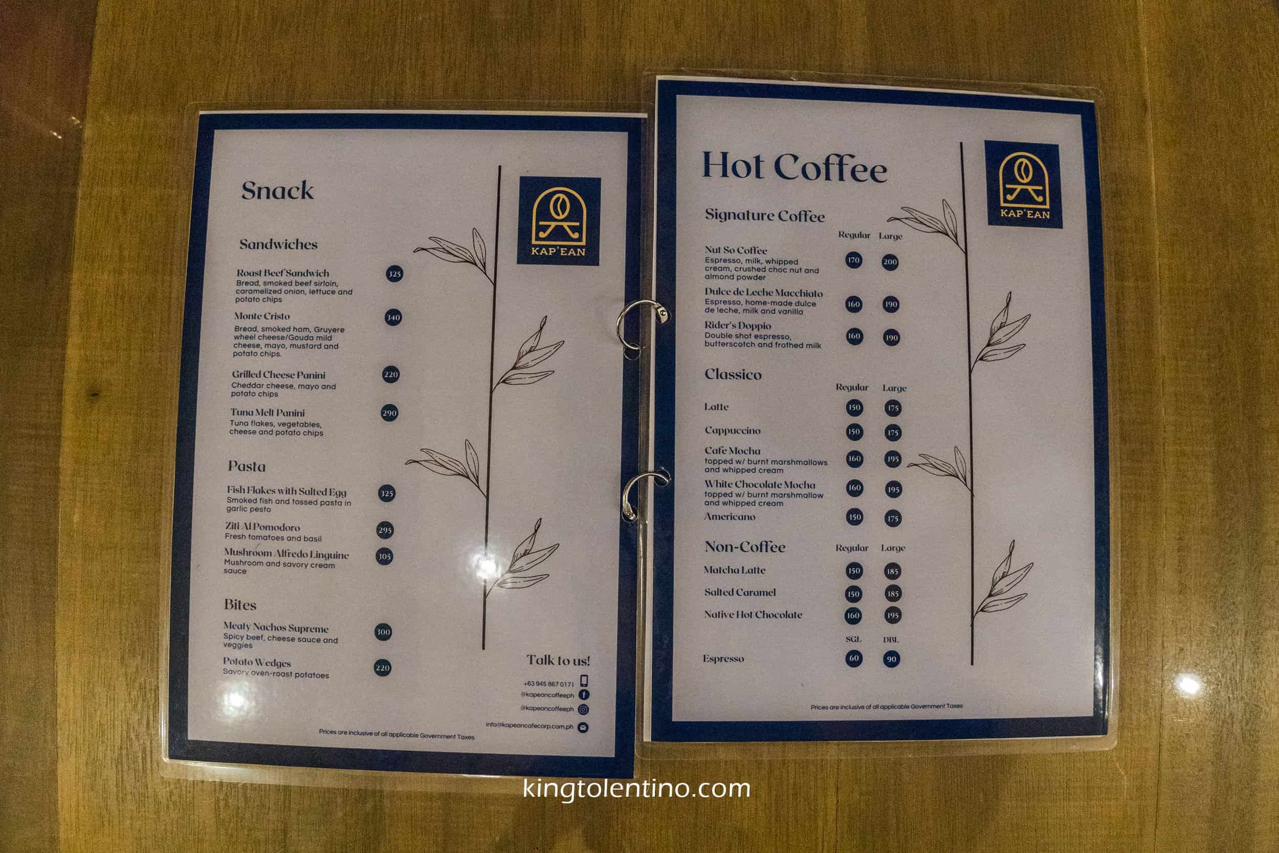 Kap’ean | Coffee Shop Hidden in Alfonso, Cavite — King Tolentino