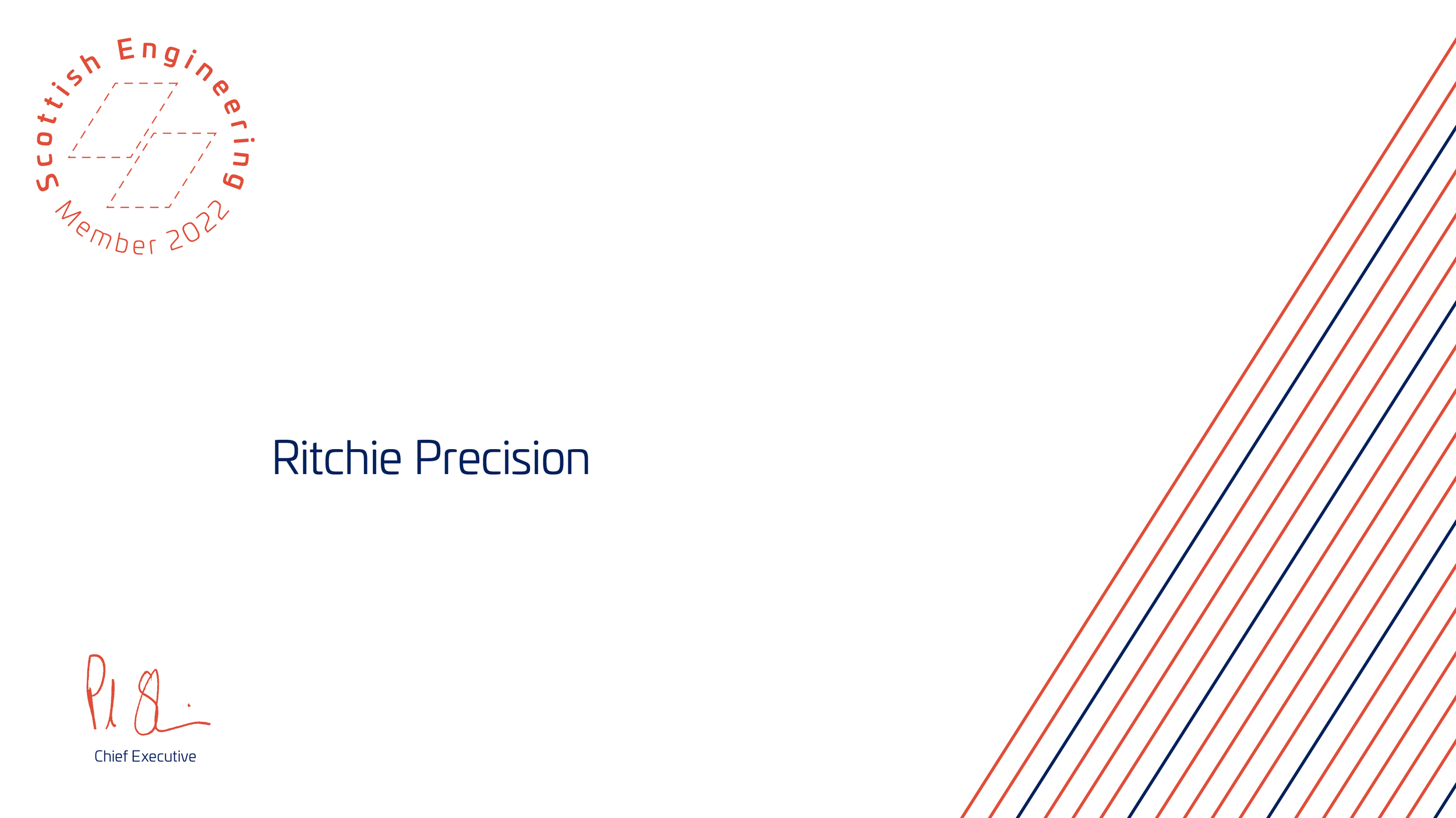 ISO 9001:2015 Certificate — Ritchie Precision Engineering