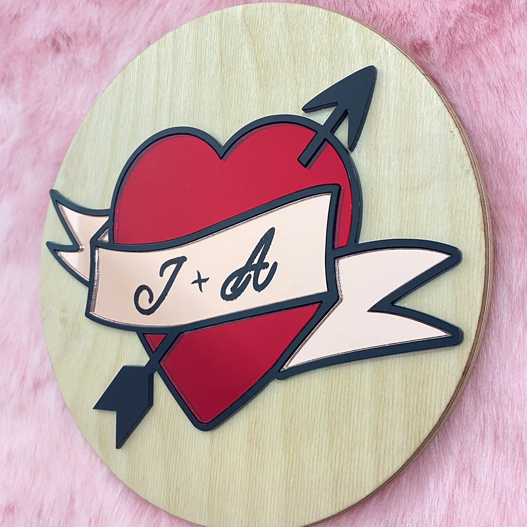 Sailor Jerry Heart Banner