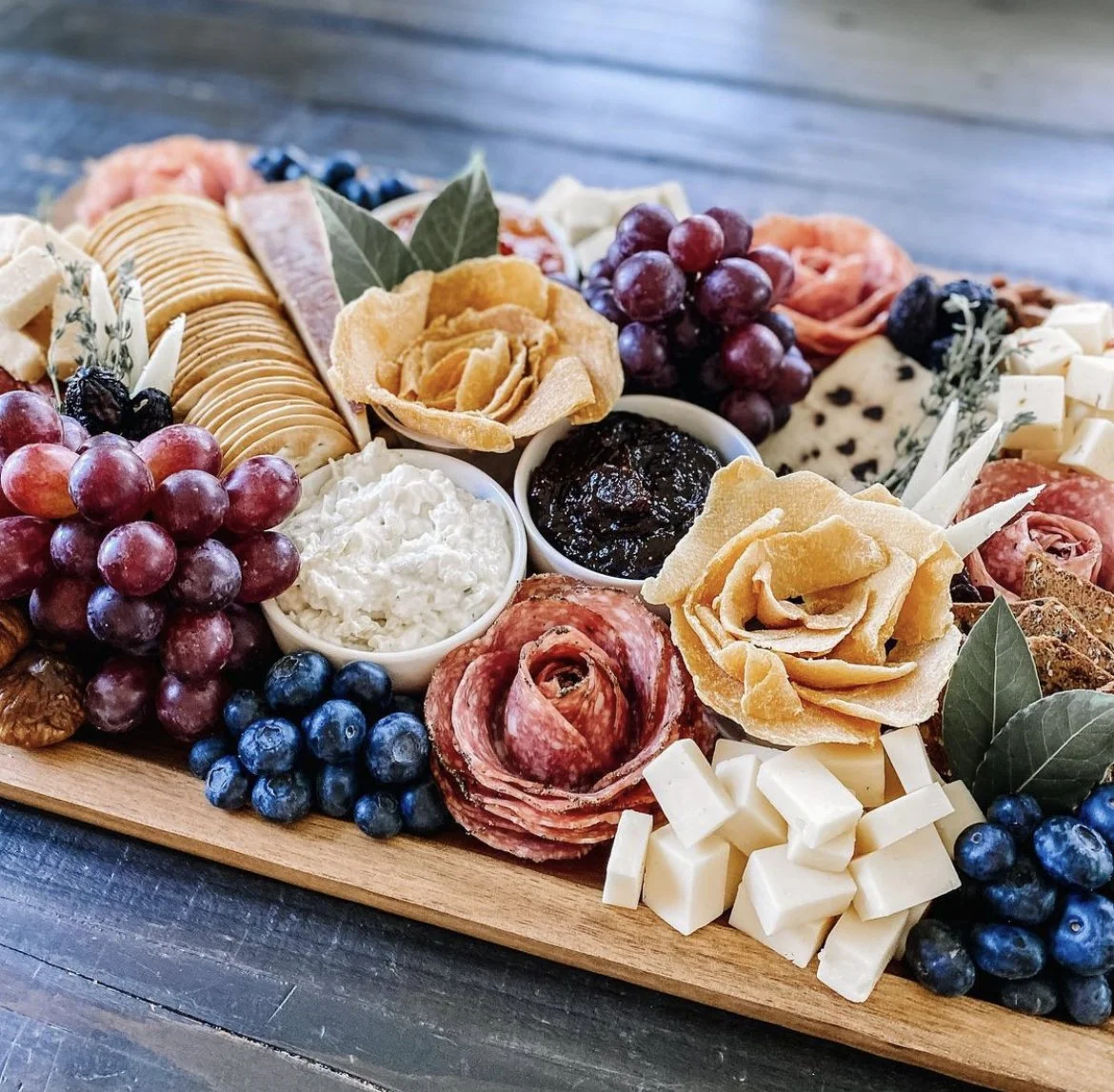 Savory menu — the board.