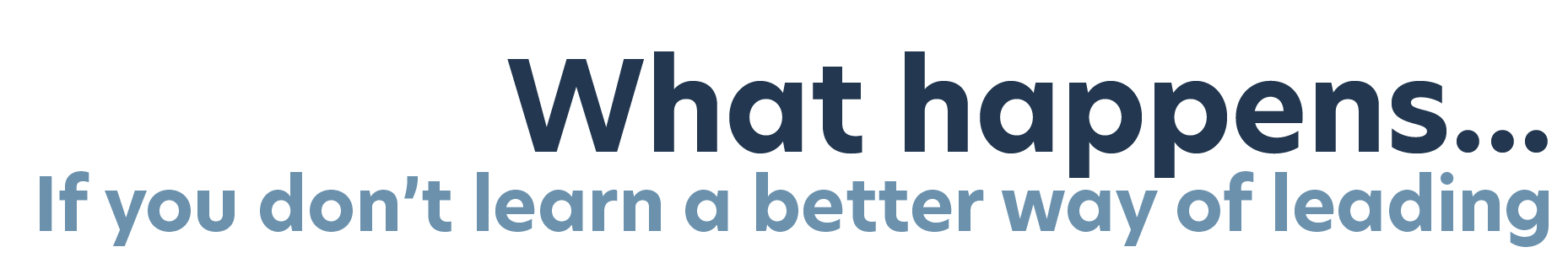 Lead. Develop. Care.