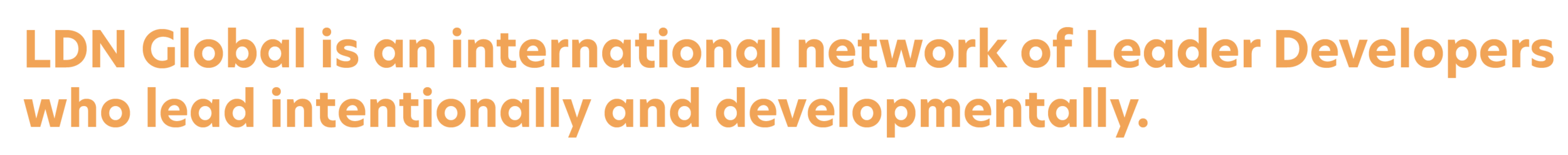 Lead. Develop. Care.