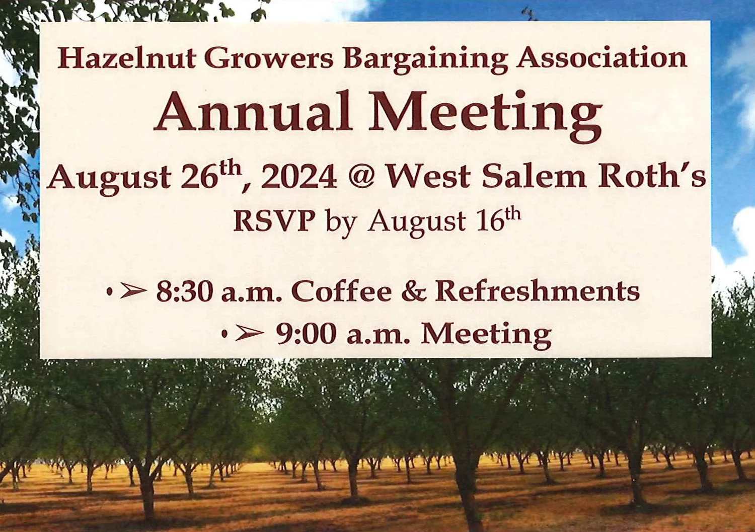 Hazelnut Growers Bargaining Assoc.