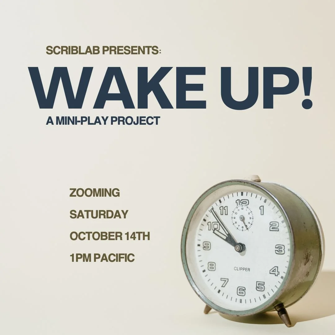 WAKE UP! a mini play project — SCRiB LAB
