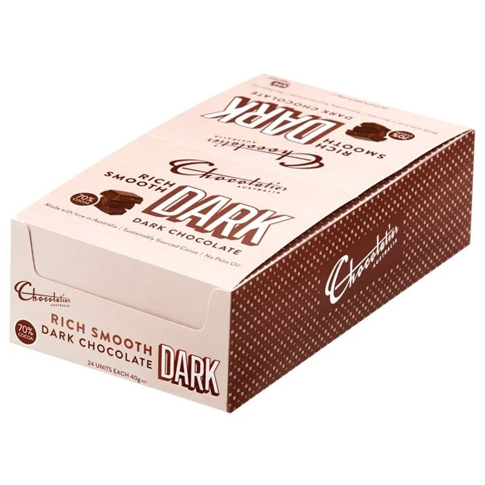 40g 70% Cocoa Dark Chocolate Bar — Chocolatier Australia