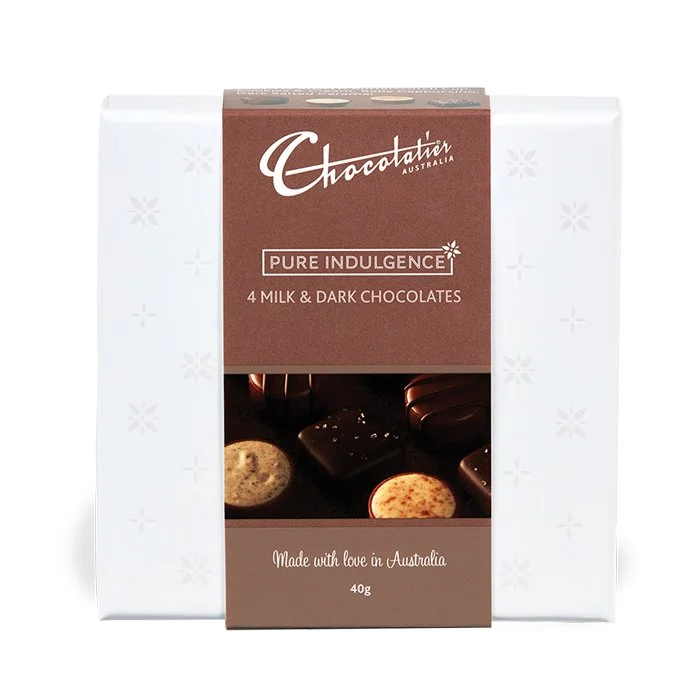Pure Indulgence Assorted Truffles Gift Box 150g — Chocolatier Australia